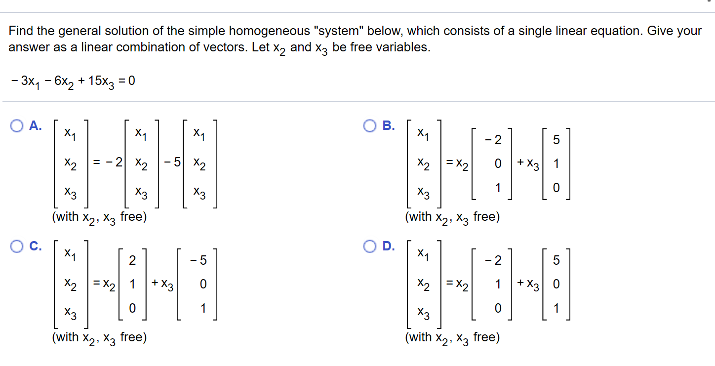 Solved Find the general solution of the simple homogeneous | Chegg.com