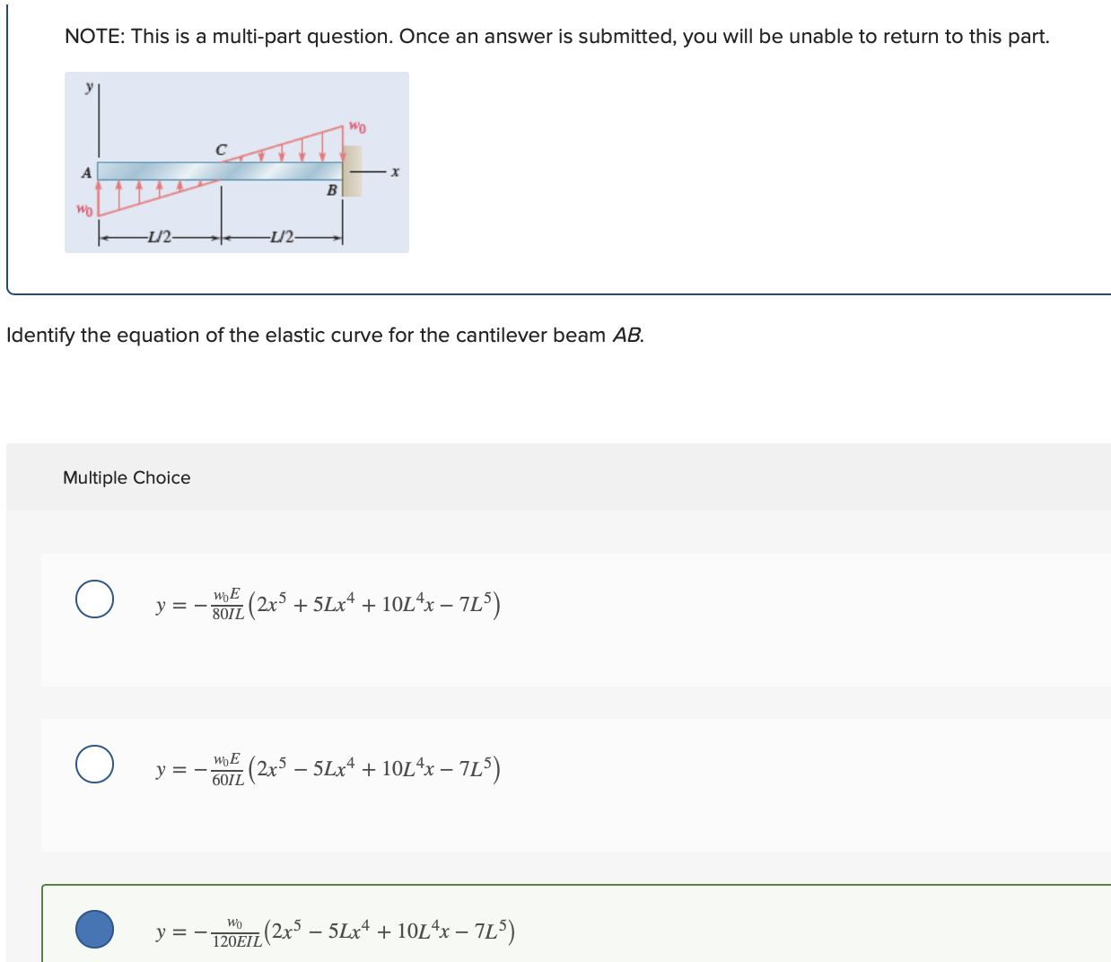 Solved by an EXPERT NOTE: This is ﻿a multi-part question. Once an ﻿answer | Chegg.com