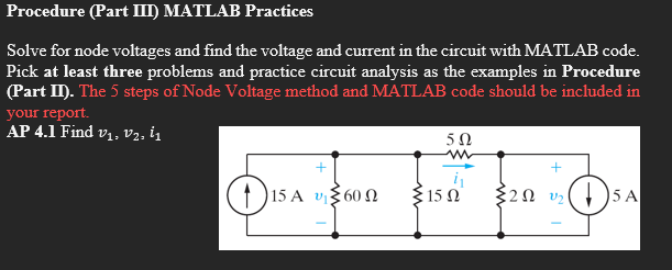 Solved Solve for node voltages and find the voltage and | Chegg.com