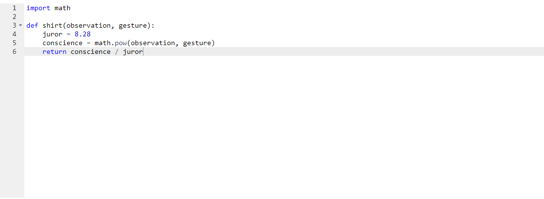 Solved (Python) Call the function shirt with the arguments 5 | Chegg.com