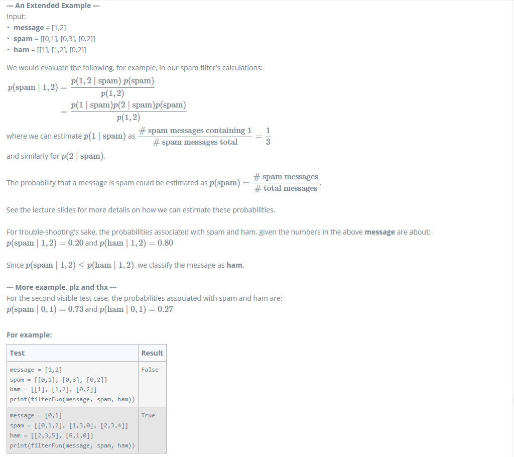 Write A Python Function Filterfun To Classify An Chegg