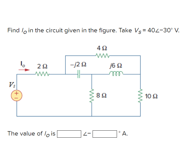 Solved For the given circuit, find the value of ZT, where | Chegg.com