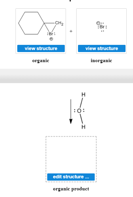 Solved Bri : Br: view structure view structure organic | Chegg.com