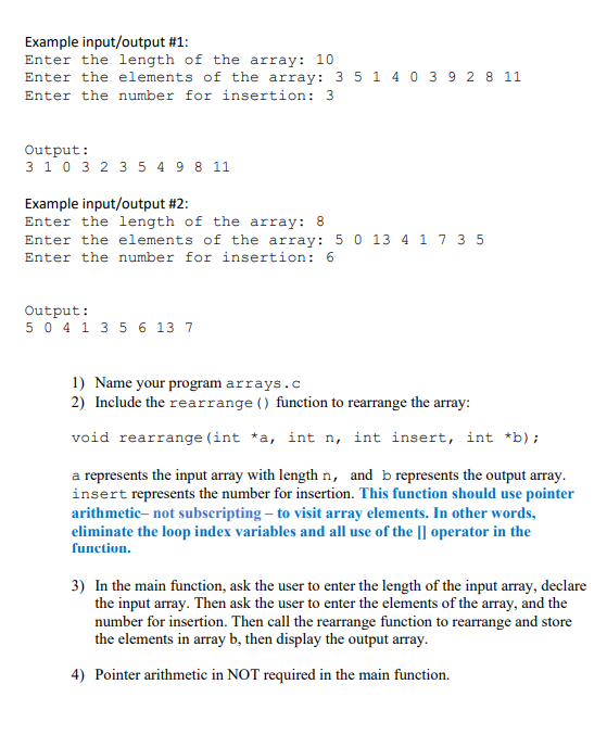 Solved 2. (50 points) Suppose you are given an array of | Chegg.com