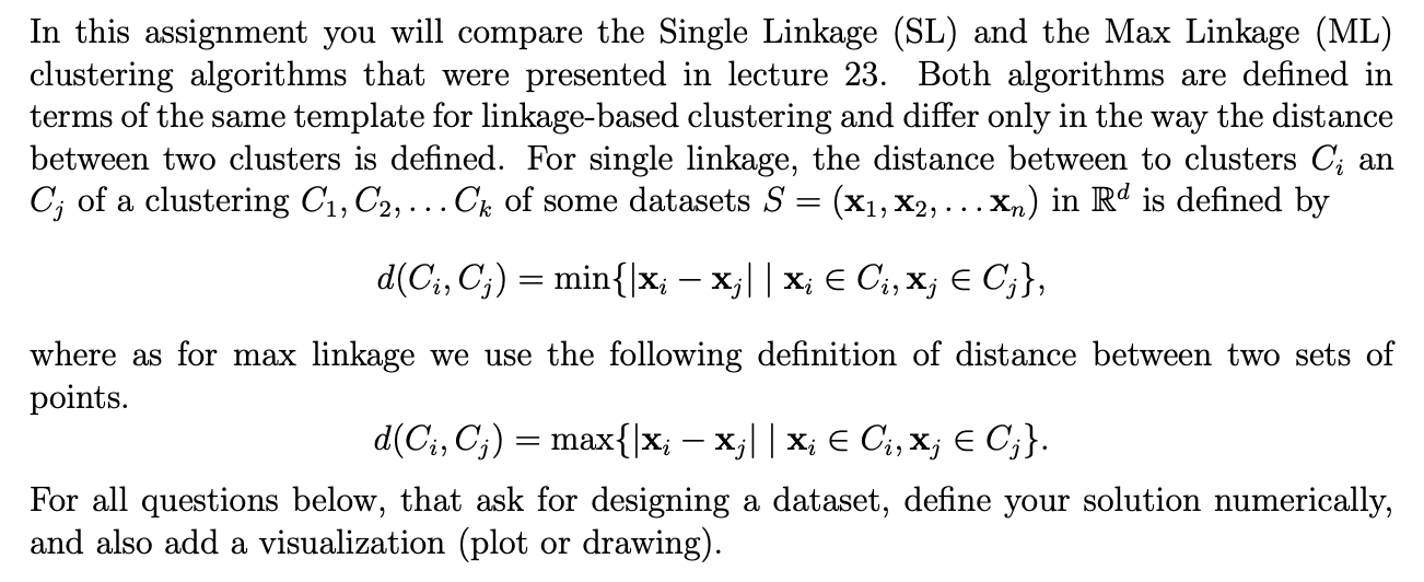 In this assignment you will compare the Single | Chegg.com