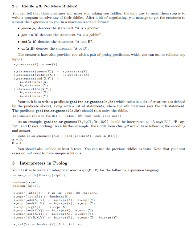 Solved 1.4 Sorted Lists Write a predicate sorted (Xs) that | Chegg.com