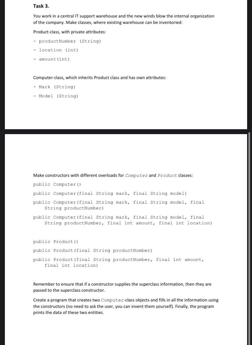 Solved Task 1. Create an electrical person register. Design | Chegg.com