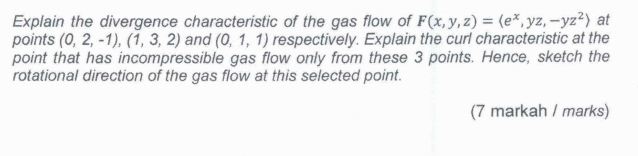 Solved Explain the divergence characteristic of the gas flow | Chegg.com