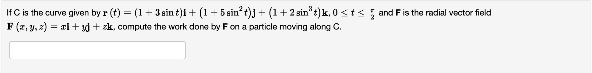 Solved If C is the curve given by | Chegg.com