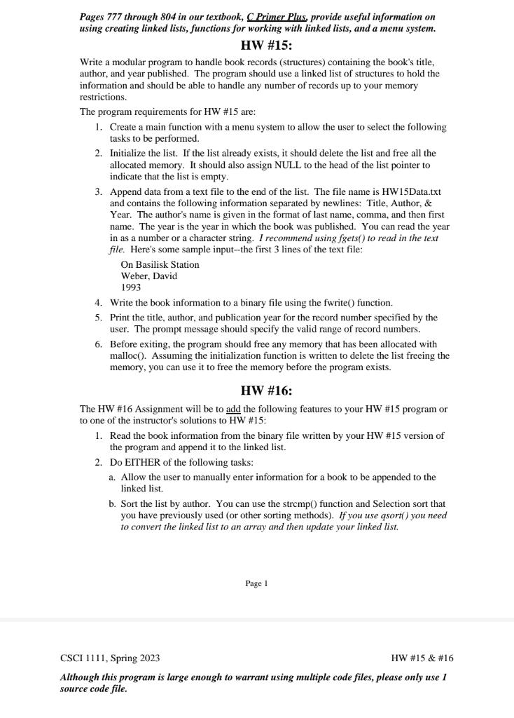 Solved Please do HW#15 I can't use break or continue | Chegg.com