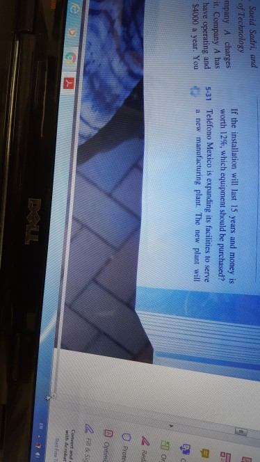 Solved Saeid Sadri, and of Technology mpany A charges it. | Chegg.com