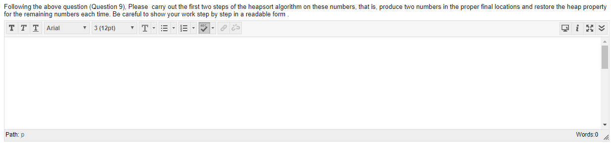 Solved Just some basic questions about heaps and arrays. | Chegg.com