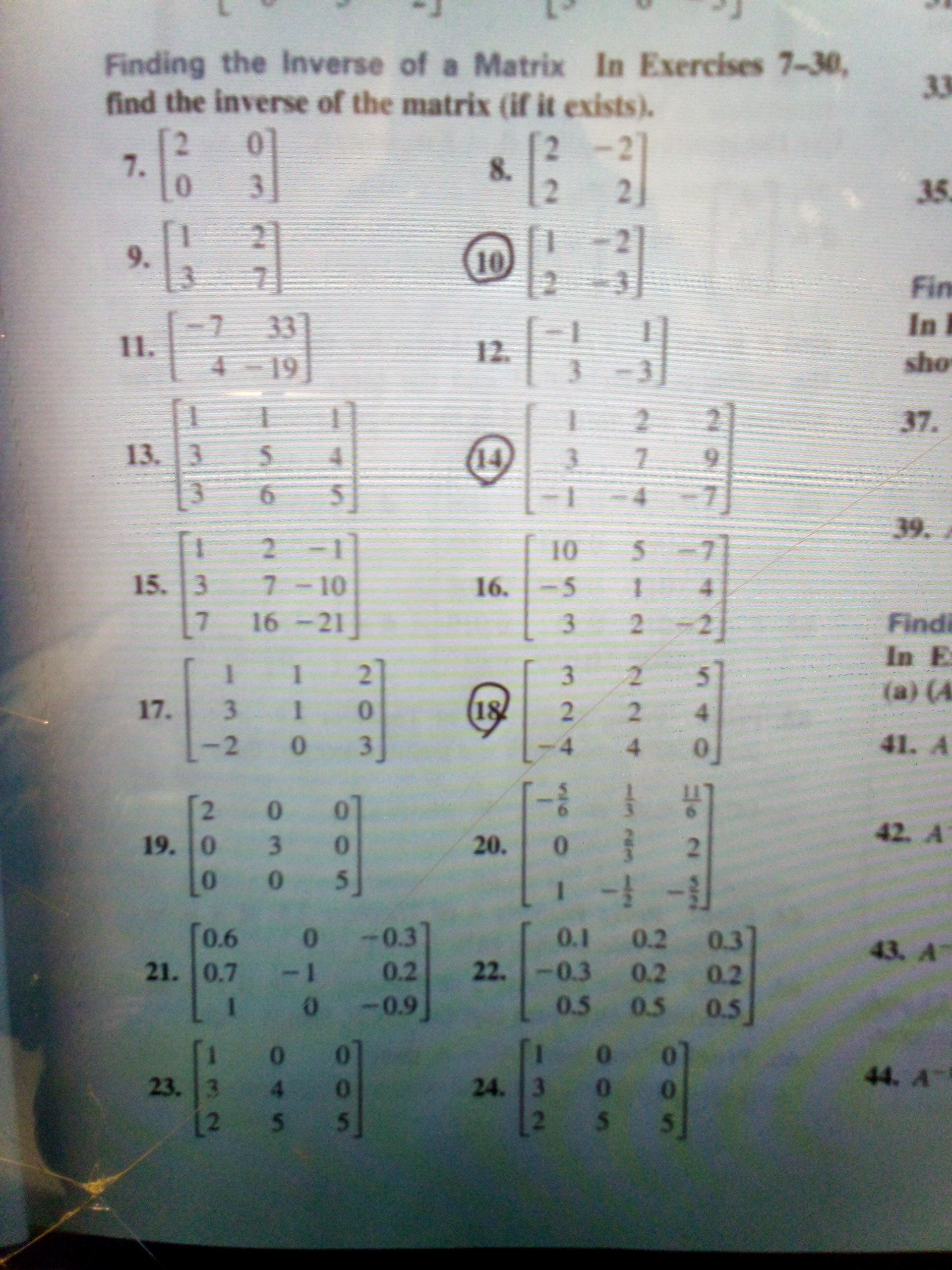 Solved Can you do 18 please with an explanation or formula I | Chegg.com