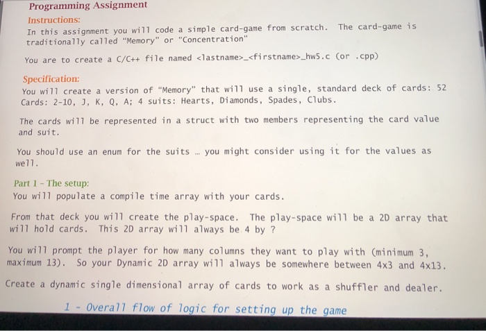 Solved Programming Assignment Instructions: In this | Chegg.com Solved Programming Assignment Instructions: In this | Chegg.com