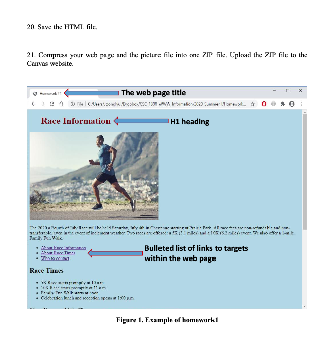 Solved 1. Search the internet for an appropriate picture of | Chegg.com