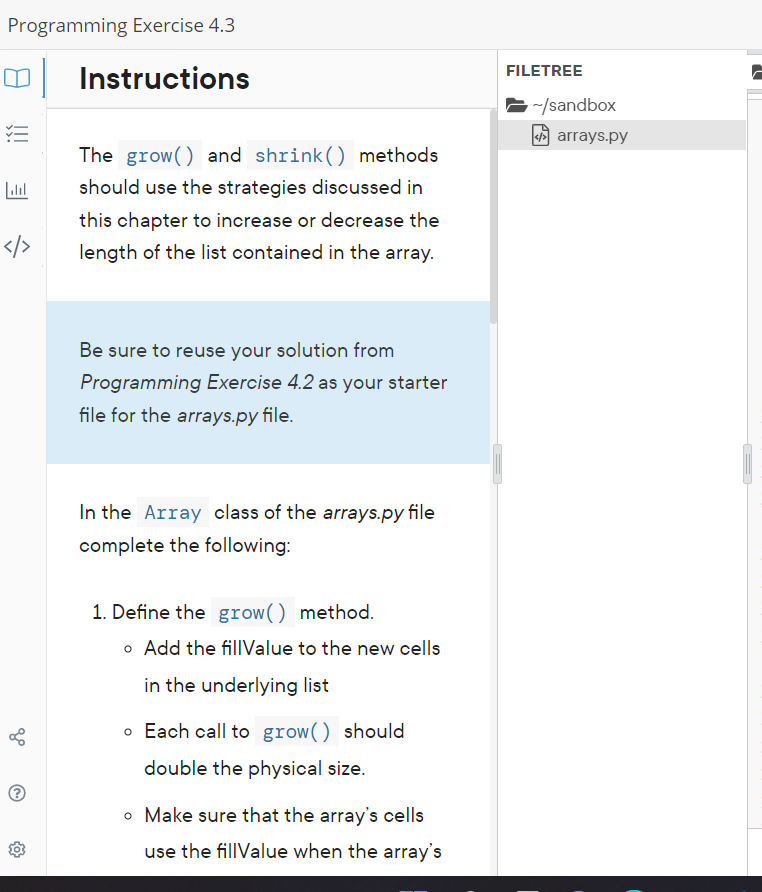 Solved Instructions The and methods should use the | Chegg.com