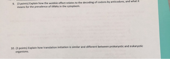 (3 points) Explain how the wobble effect relates to | Chegg.com