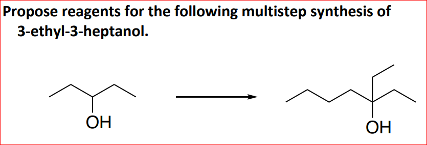 Solved Propose reagents for the following multistep | Chegg.com