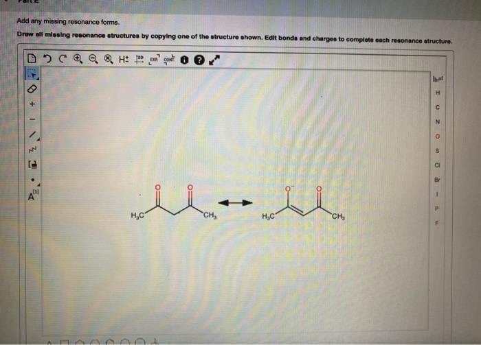 Solved Part A Add any missing resonance forms. Draw all | Chegg.com