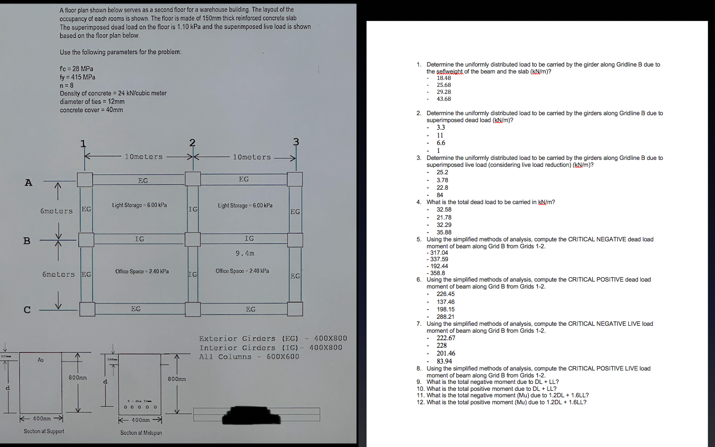 Solved Determine the uniformly distributed load to be | Chegg.com