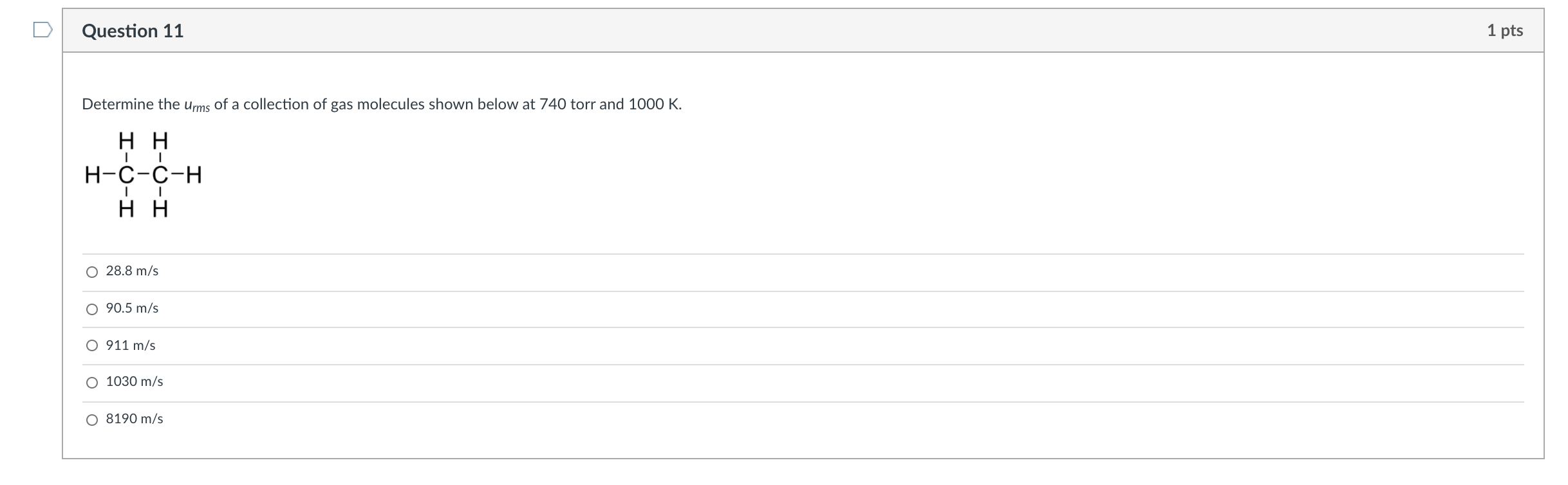 Solved Question 11 1 pts Determine the Urms of a collection | Chegg.com