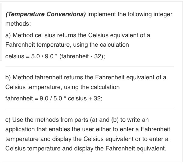 Solved Implement the following integer methods: a) Method | Chegg.com Solved Implement the following integer methods: a) Method | Chegg.com