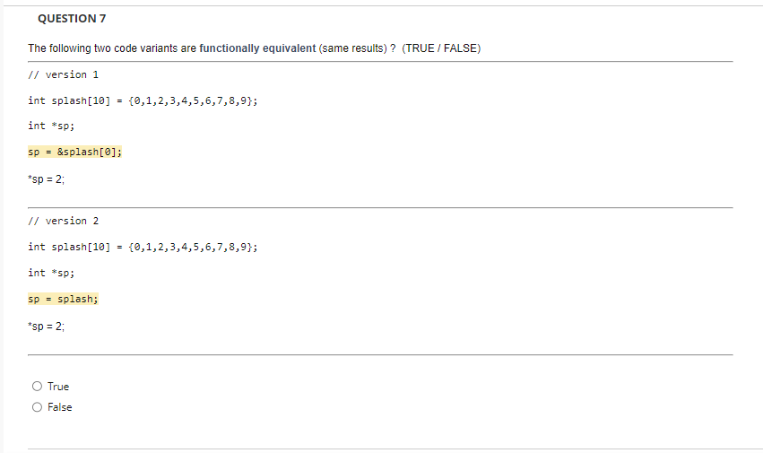 Solved True False | Chegg.com