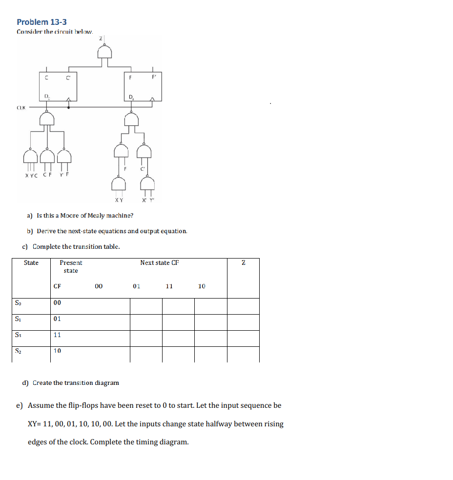 Solved Problem 13-3 Consider the circuit helow. a) Is this a | Chegg.com