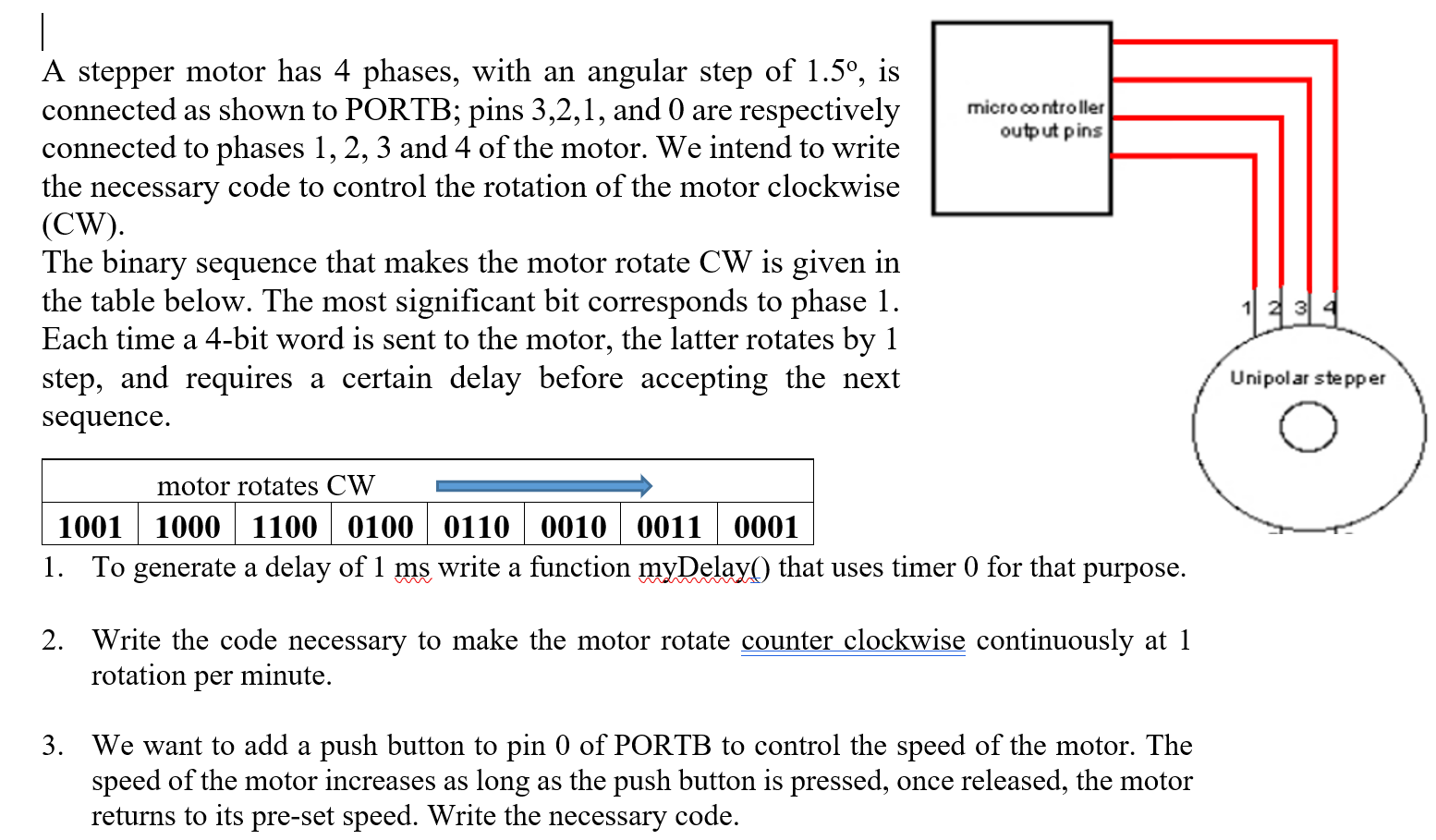 Solved code for ARDUINO UNO any writing/reading is done by | Chegg.com