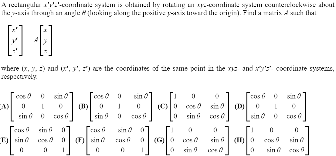 Solved A rectangular x'y':'-coordinate system is obtained by | Chegg.com