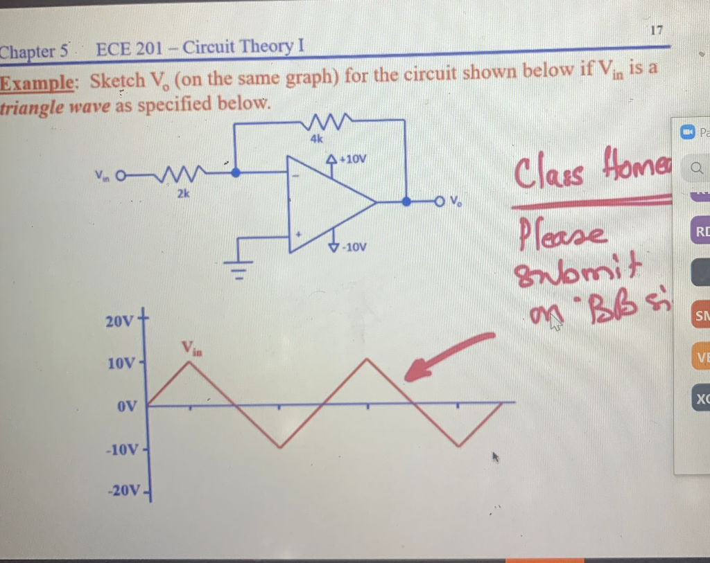 Solved Chapter 5 ECE 201 - Circuit Theory I Example: Sketch | Chegg.com