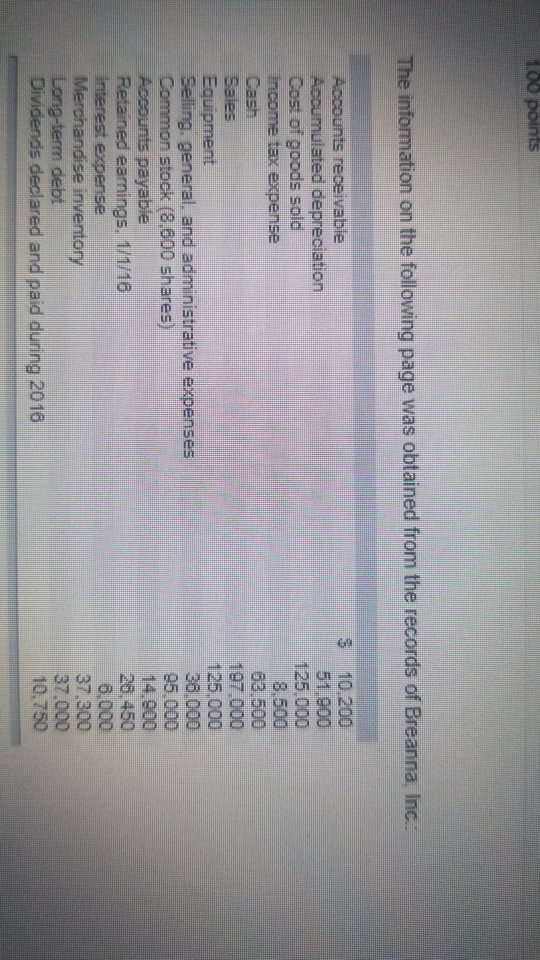 Solved ts The information on the following page was obtained | Chegg.com