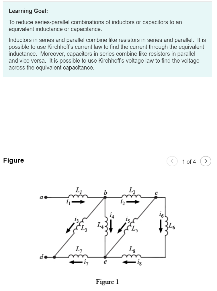 Solved Learning Goal: To reduce series-parallel combinations | Chegg.com