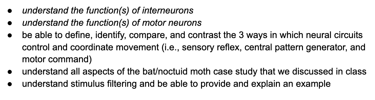 Solved - understand the function(s) of interneurons - | Chegg.com