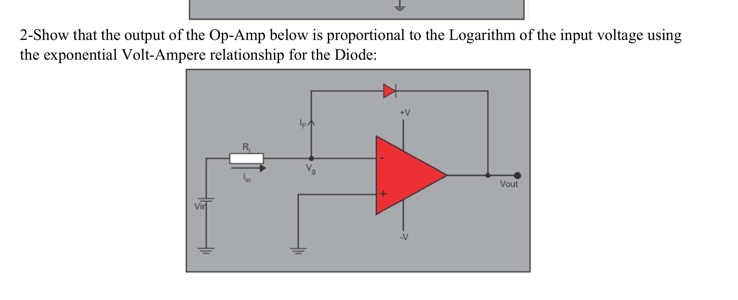 Solved 2-Show that the output of the Op-Amp below is | Chegg.com