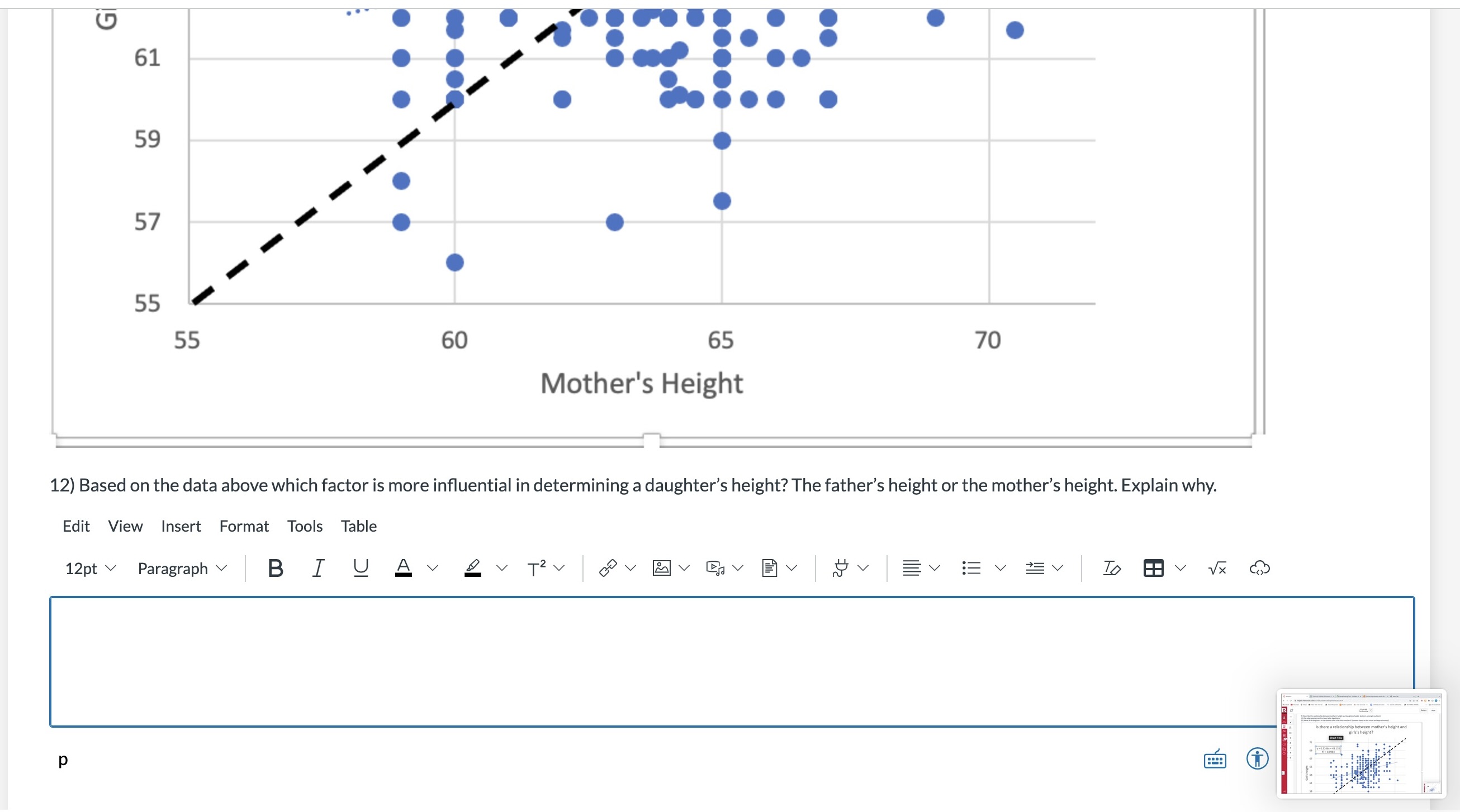 5) Describe the relationship in the scatterplot below | Chegg.com