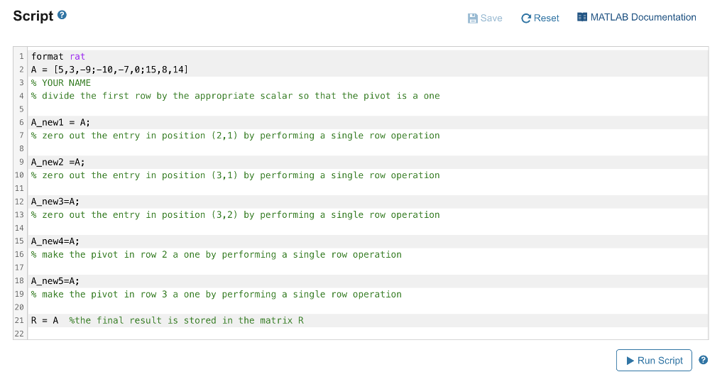 Solved MAT 343 LAB 1 Problem 8 My Solutions > The three | Chegg.com