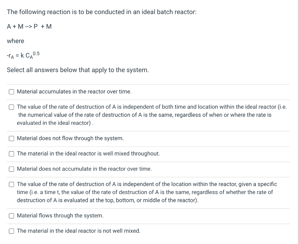Solved The following reaction is to be conducted in an ideal | Chegg.com