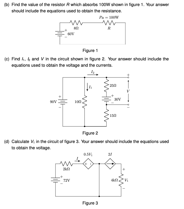 Solved rigure 1 (c) ﻿Find \( ﻿l_{1}, ﻿l_{2} \) ﻿and \( ﻿V \) | Chegg.com