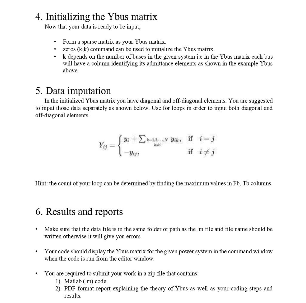 Solved Experiment- 1- Bus Admittance Matrix In a power | Chegg.com Solved Experiment- 1- Bus Admittance Matrix In a power | Chegg.com