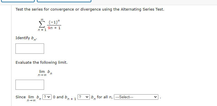 Solved Test the series for convergence or divergence using | Chegg.com