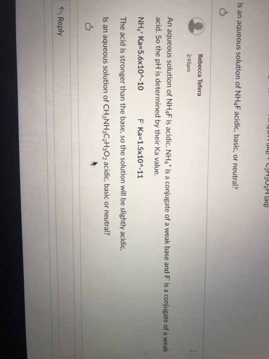 Solved um 10> Discussions>Conceptual Questions for Acids, | Chegg.com
