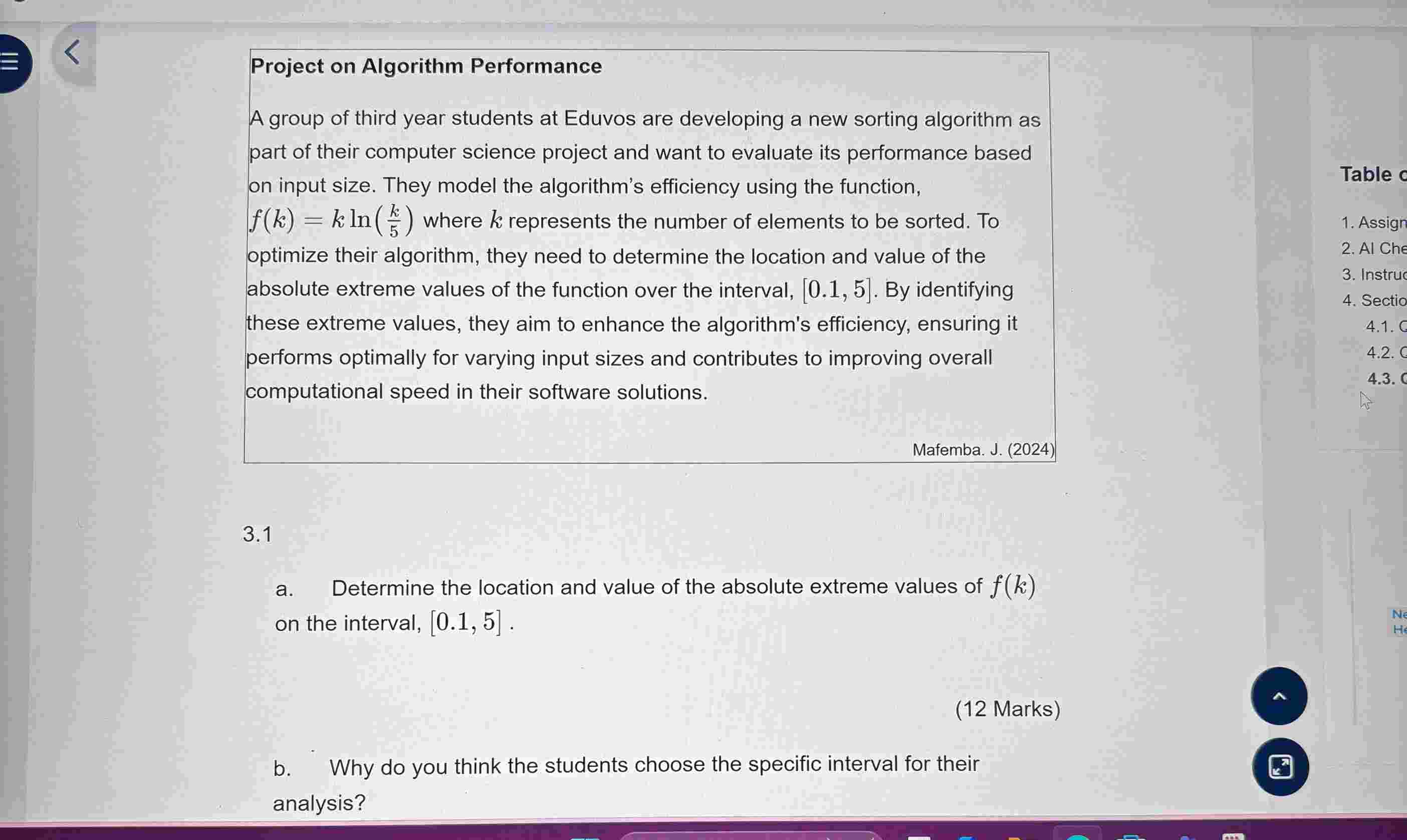 Solved Project on ﻿Algorithm PerformanceA group of ﻿third | Chegg.com