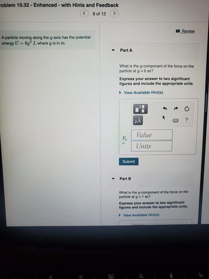 Solved roblem 10.32 - Enhanced - with Hints and Feedback