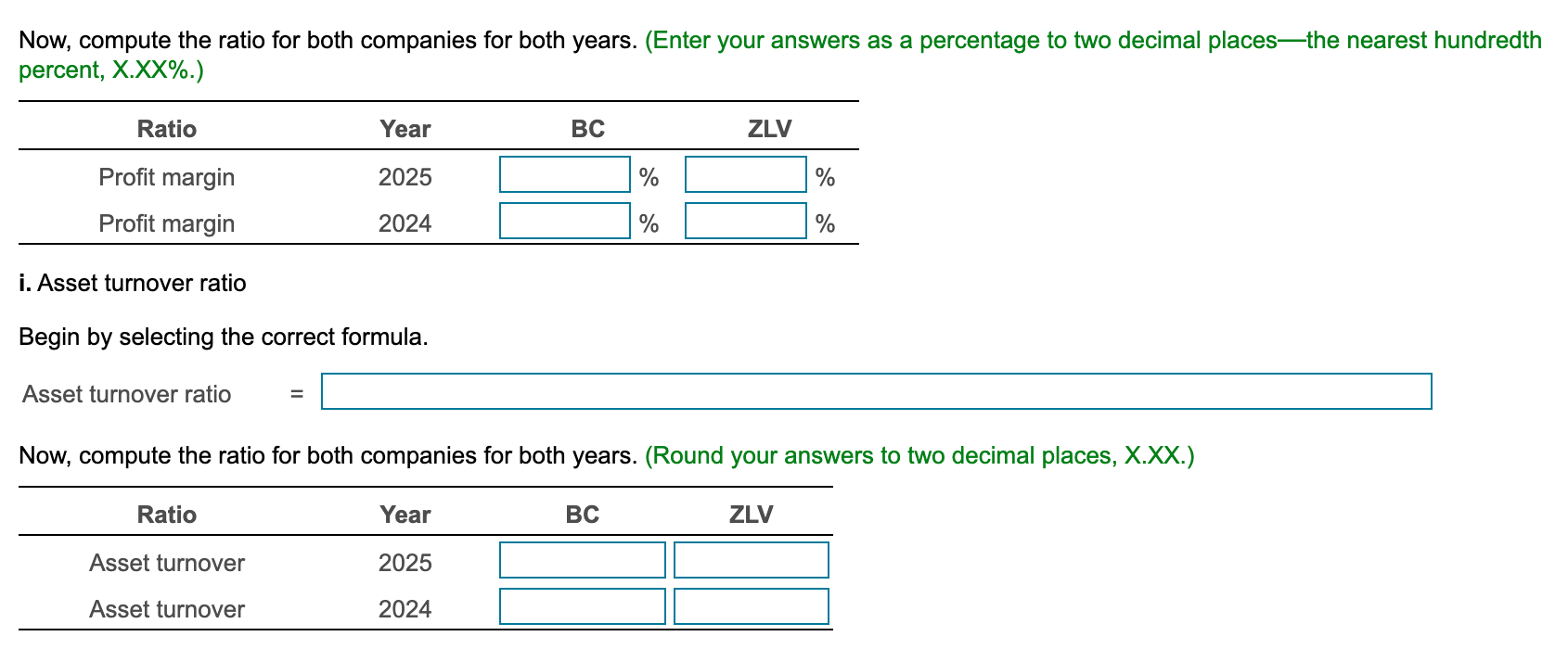 Solved Requirement 1. Compute each ratio for both companies | Chegg.com
