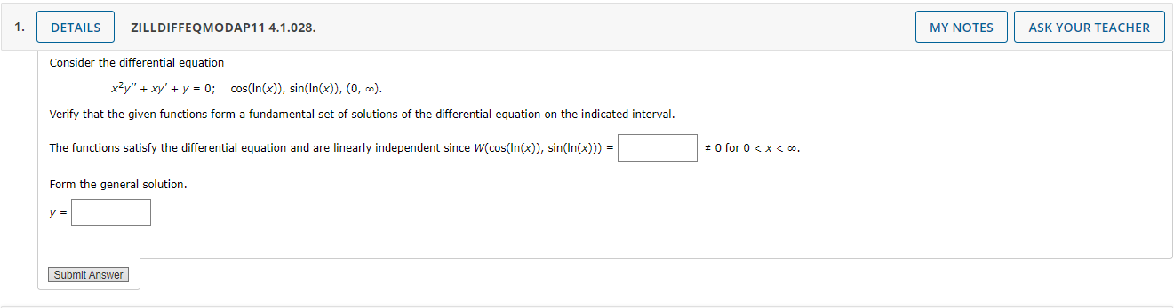 Solved 1. DETAILS ZILLDIFFEQMODAP11 4.1.028. MY NOTES ASK | Chegg.com
