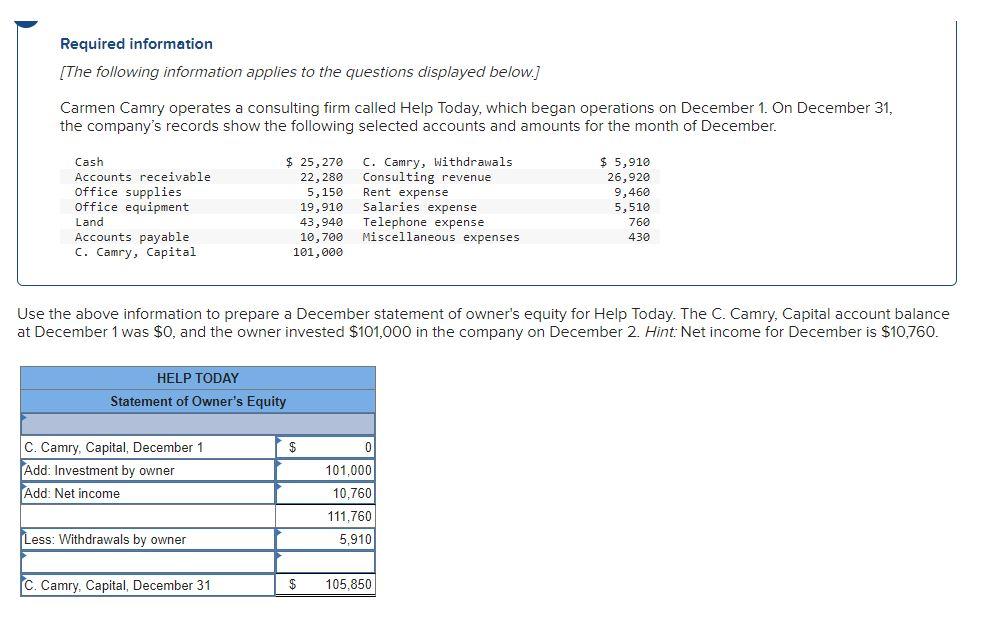 Solved Required information [The following information | Chegg.com