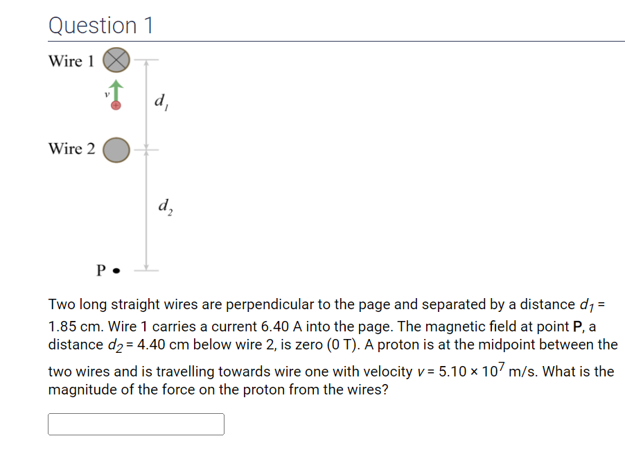 Solved Two long straight wires are perpendicular to the page | Chegg.com