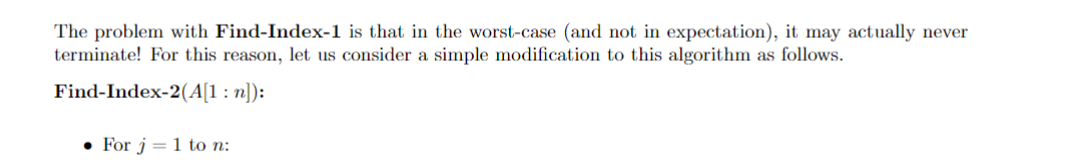 Solved Problem 2. Suppose we have an array A[1:n] which | Chegg.com