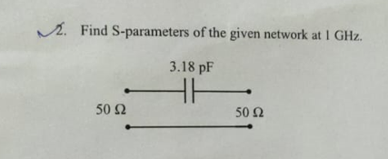 Derive S ﻿parameters of a three-port network with the | Chegg.com
